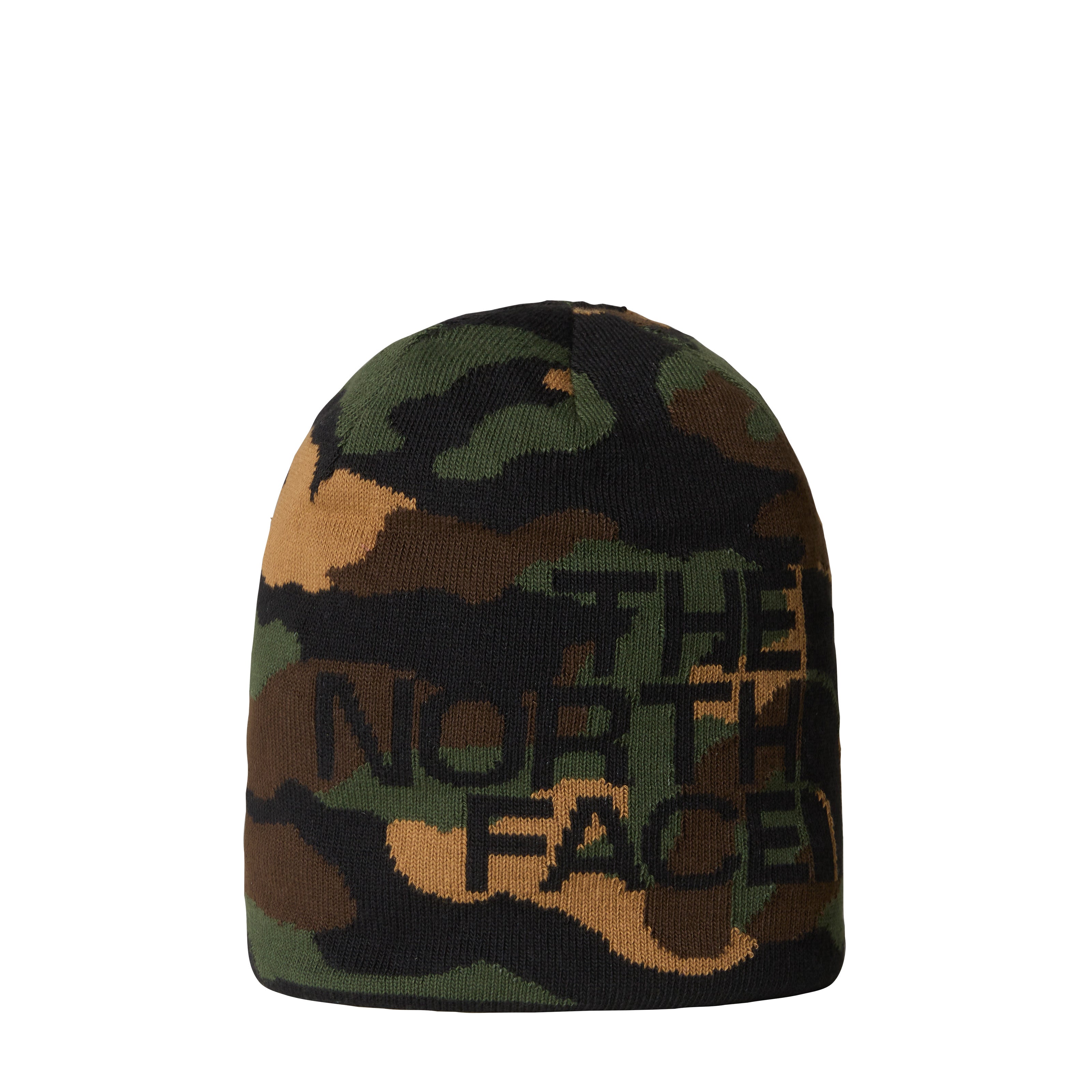 The North Face Unisex Reversible Highline Beanie TNF Camo Print - TNF ...