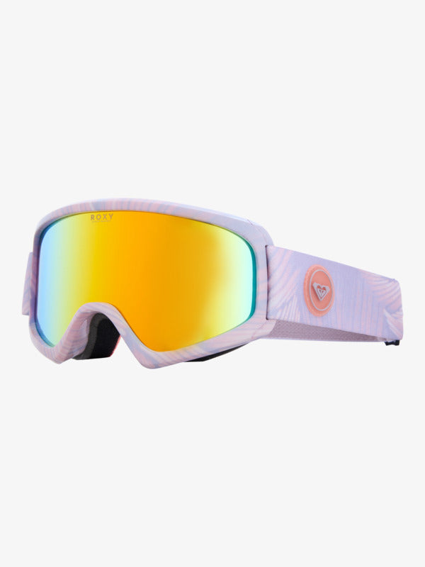 Roxy Women's Moonride Cluc Mirror Lens S3 Snow Goggles Sunflare/Orange ...