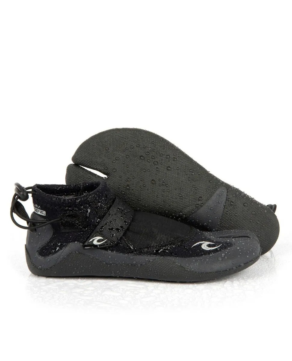Rip Curl Unisex Reefer Boot 1.5mm Split Toe Boots Black/Charcoal WBO1A ...